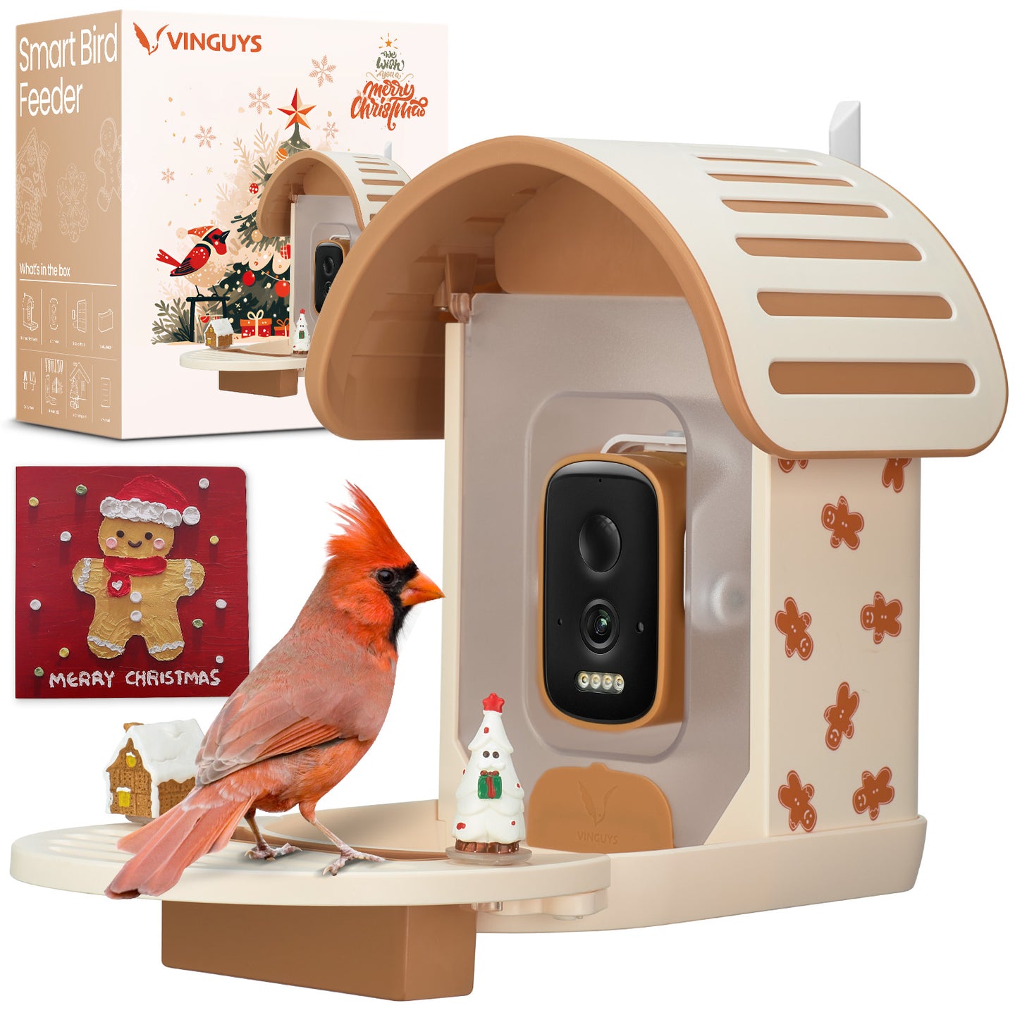 VINGUYS | Christmas Limited | Smart Bird Feeder with Camera V-Feeder ...