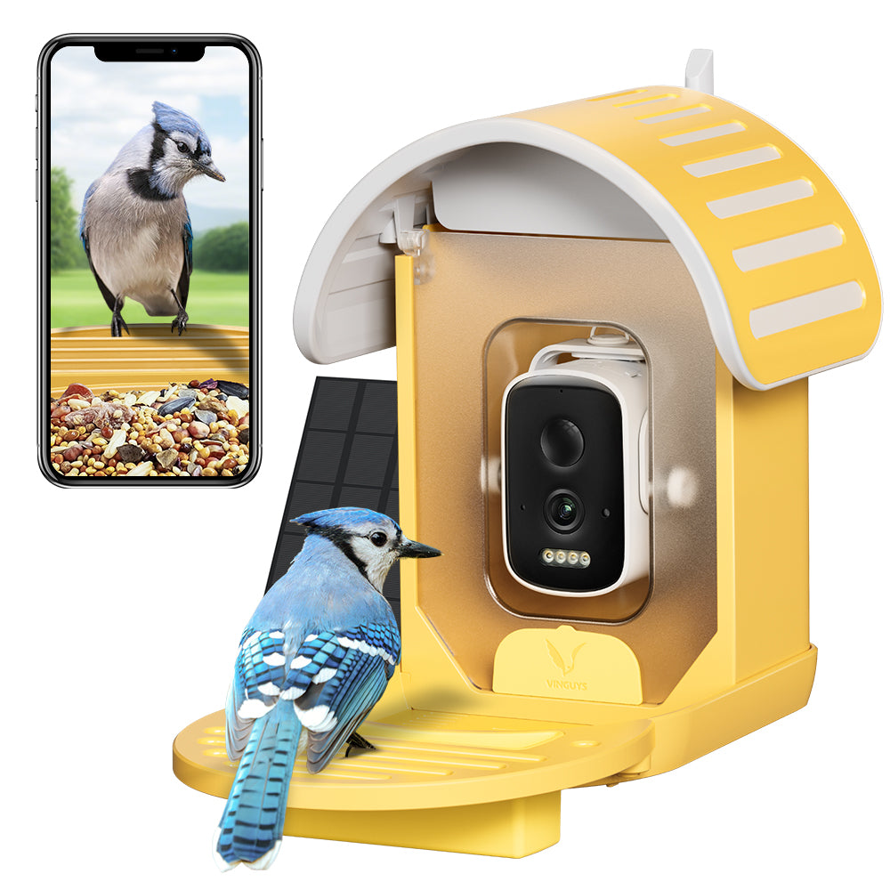 VINGUYS | Smart Bird Feeder with Camera V-Feeder | AI Recognize | 2.5K ...