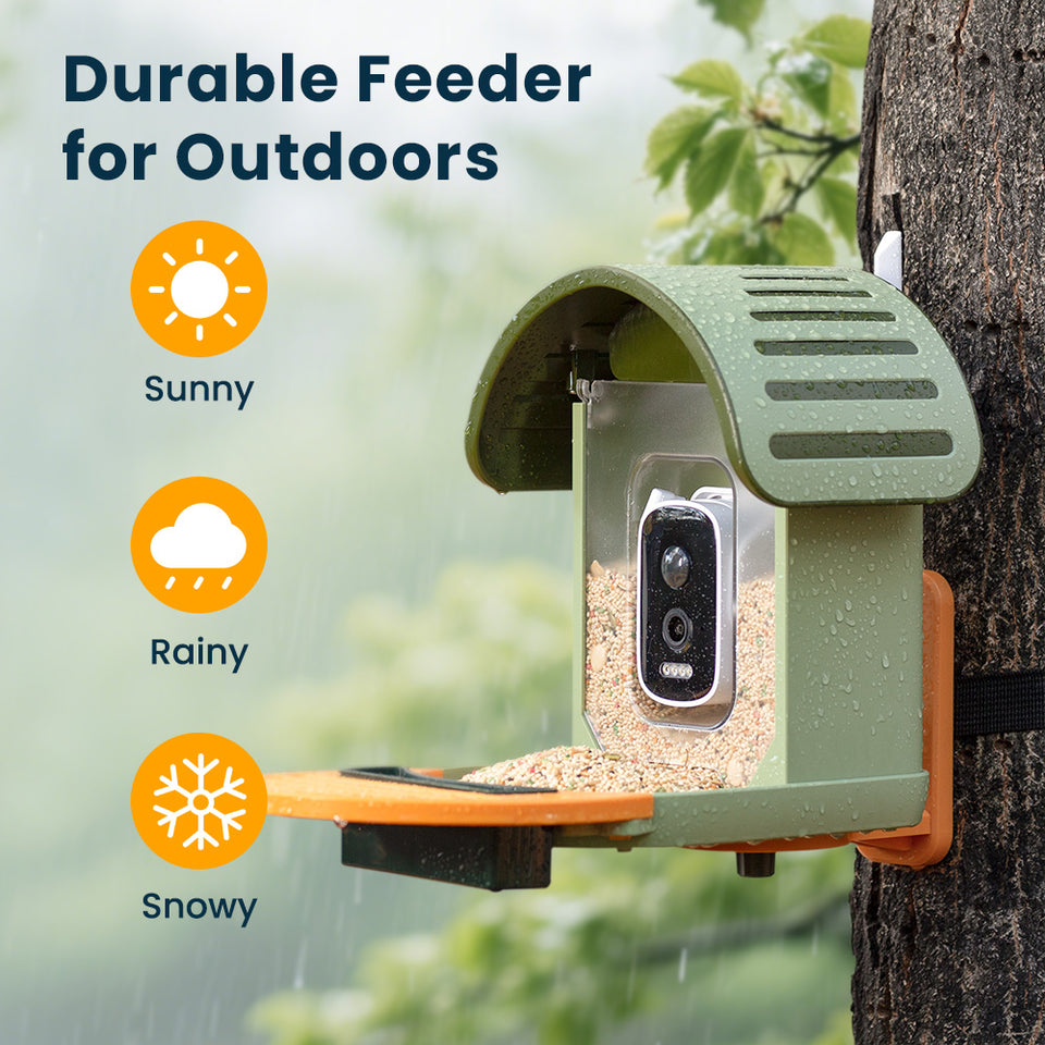 VINGUYS | Smart Bird Feeder with Camera V-Feeder | AI Recognize | 2.5K ...